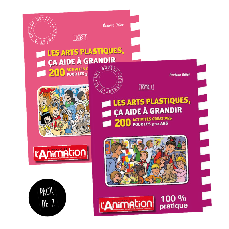Pack Les arts plastiques - Tome 1 + Tome 2 - La Boutique JeSuisAnimateur.fr